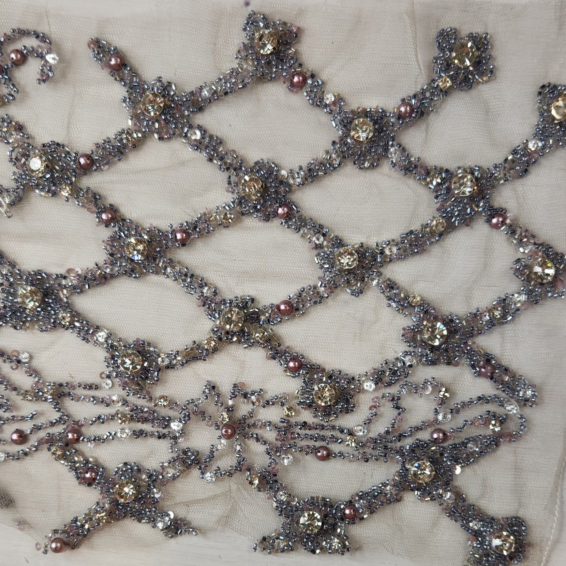 48. Beads and diamante net – The Maker Society