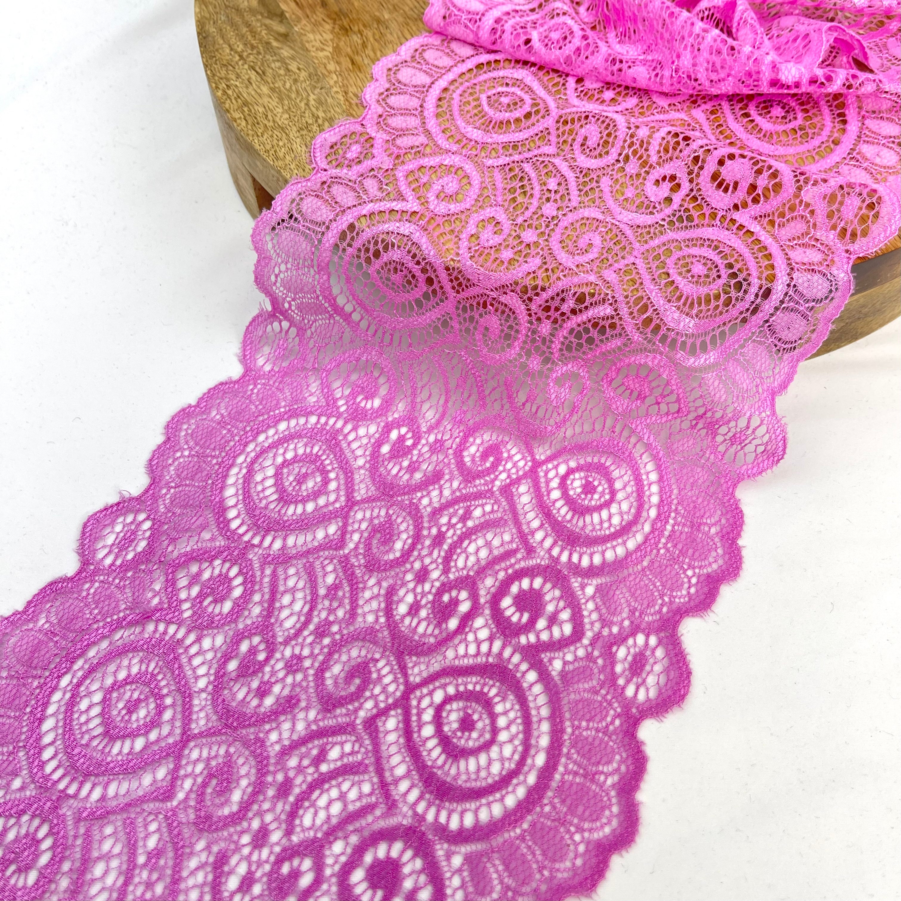 Bianca Bright Bubblegum 180mm Stretch Lace – The Maker Society