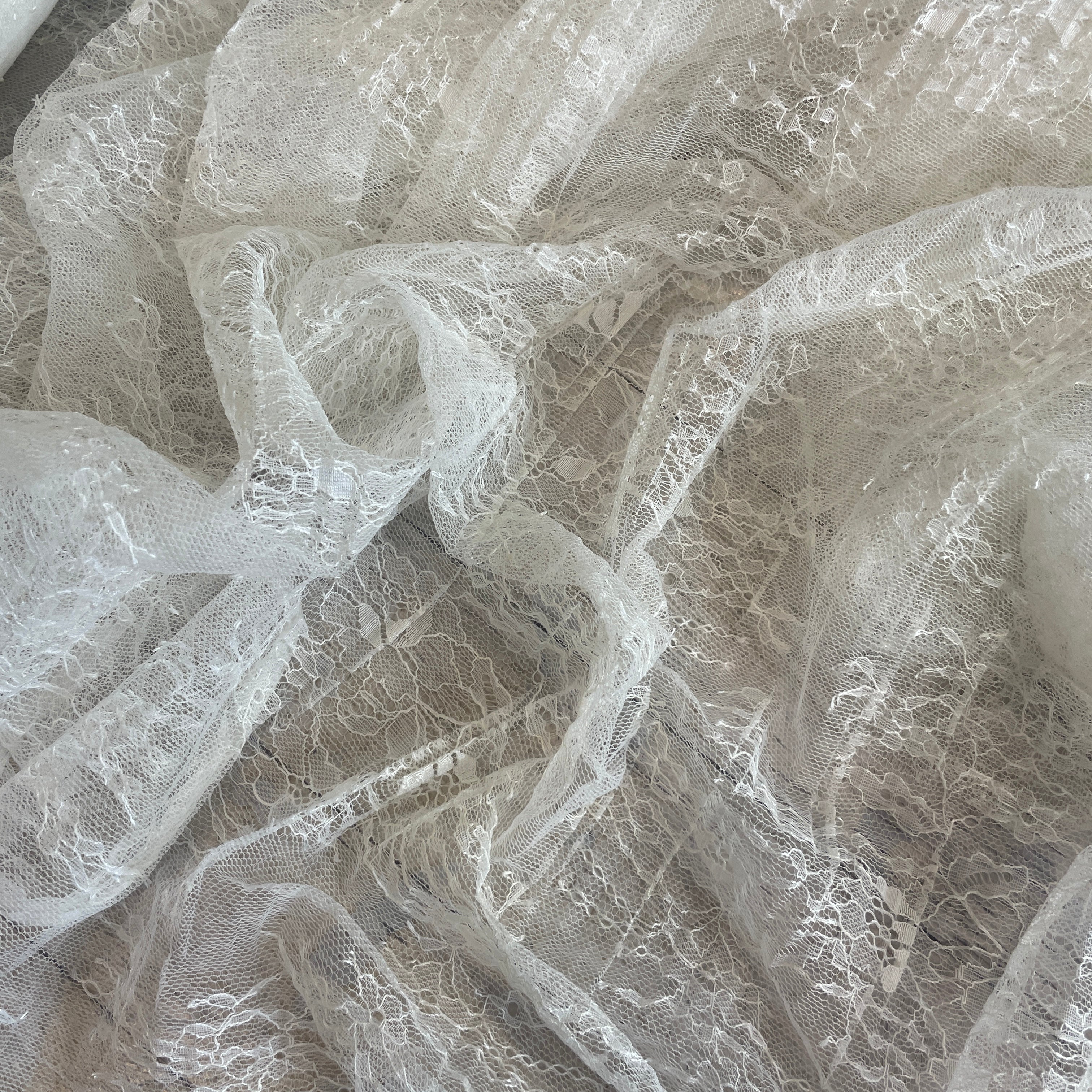 Ivory fine pleated lace – The Maker Society